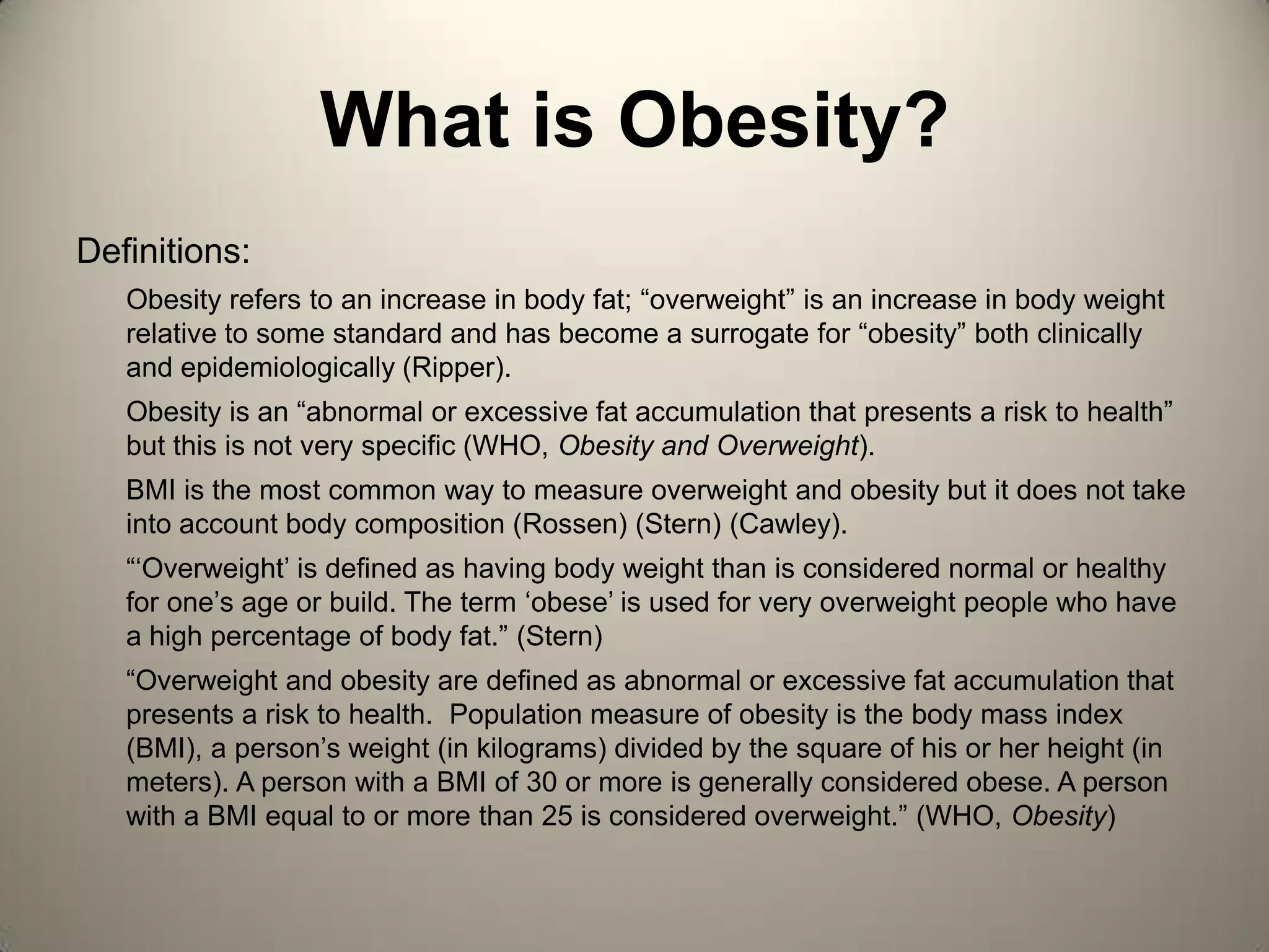 Obesity case study | PPTX