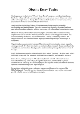 Obesity Essay Topics.pdf