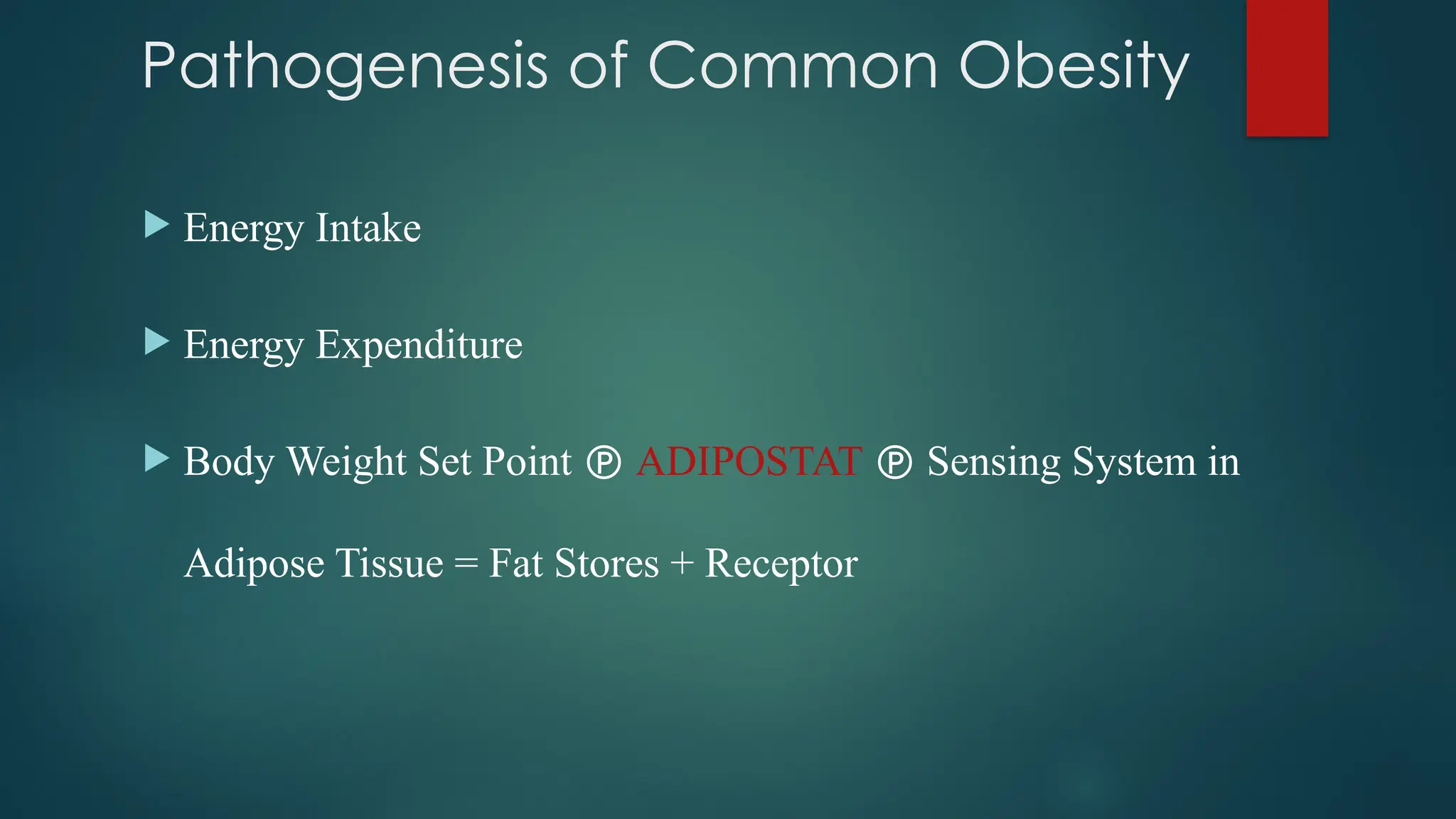 Obesity Etiopathogenesis and Genetics.pptx