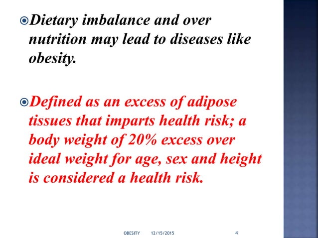 Obesity and its pathophysiology | PPTX | Diabetes | Diseases and Conditions