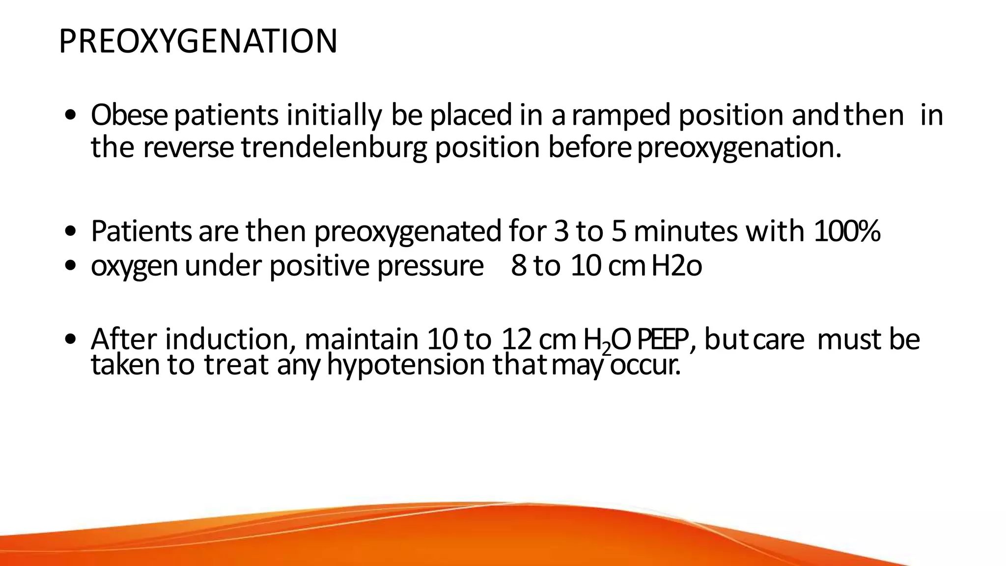 Obesity and anaesthesia | PPTX