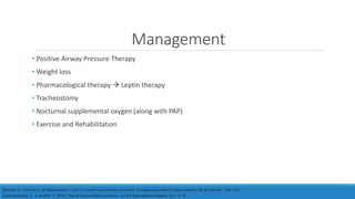 Obesity Hypoventilation Syndrome | PPTX