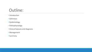 Obesity Hypoventilation Syndrome | PPTX