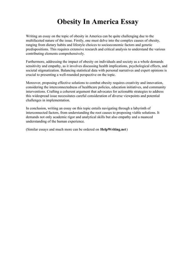 Obesity In America Essay.pdf