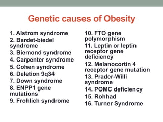 Obesity in children | PPTX