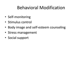 Obesity management | PPTX