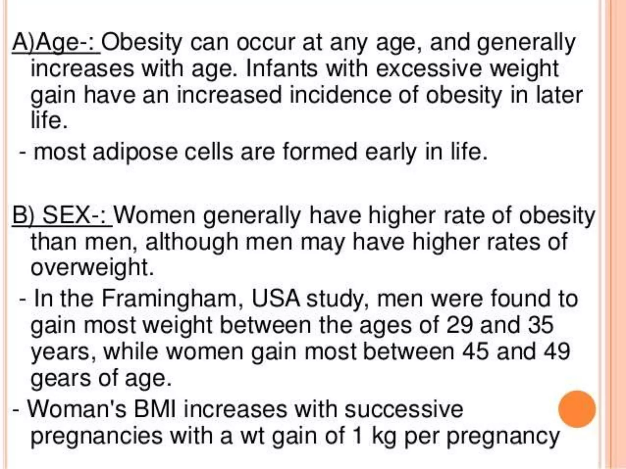 Obesity Lecture | PPT