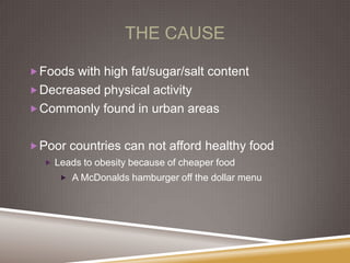 Obesity Around the World Project | PPTX