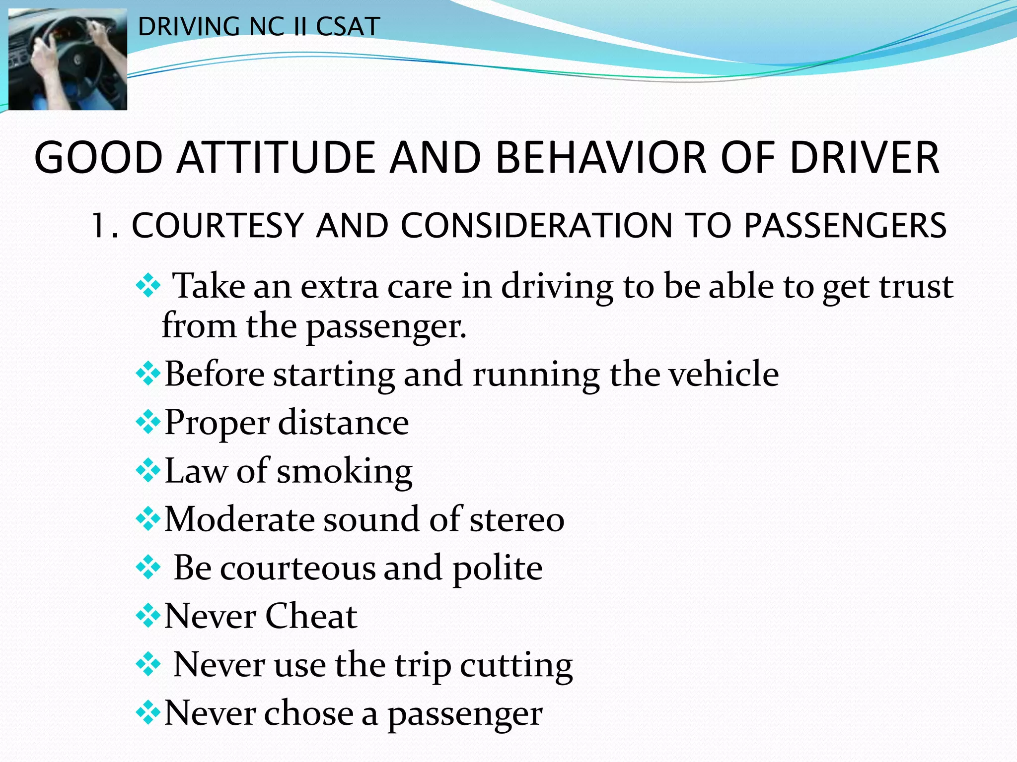 Obey and observe traffic rules and regulations | PPSX