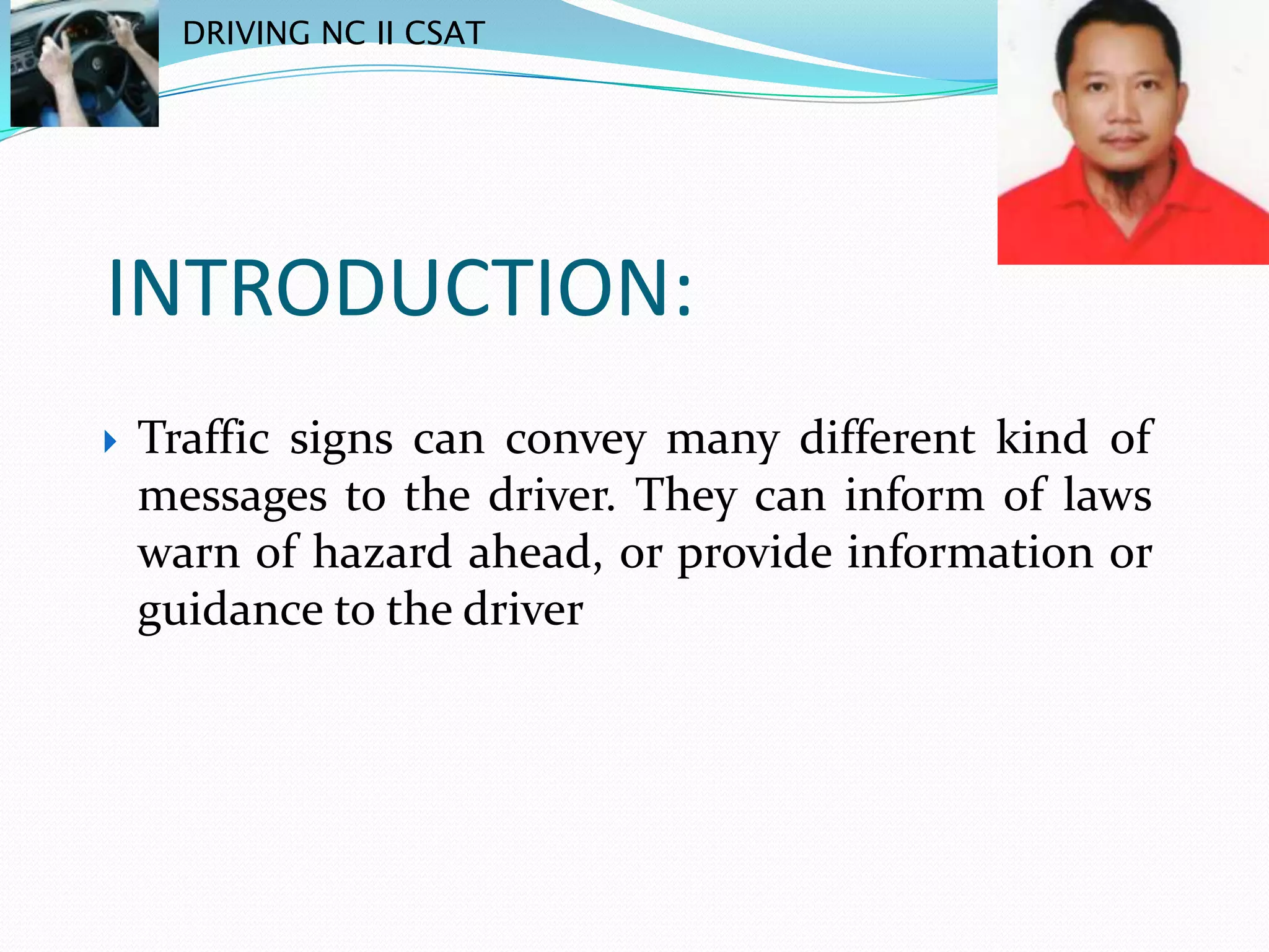 Obey and observe traffic rules and regulations | PPSX