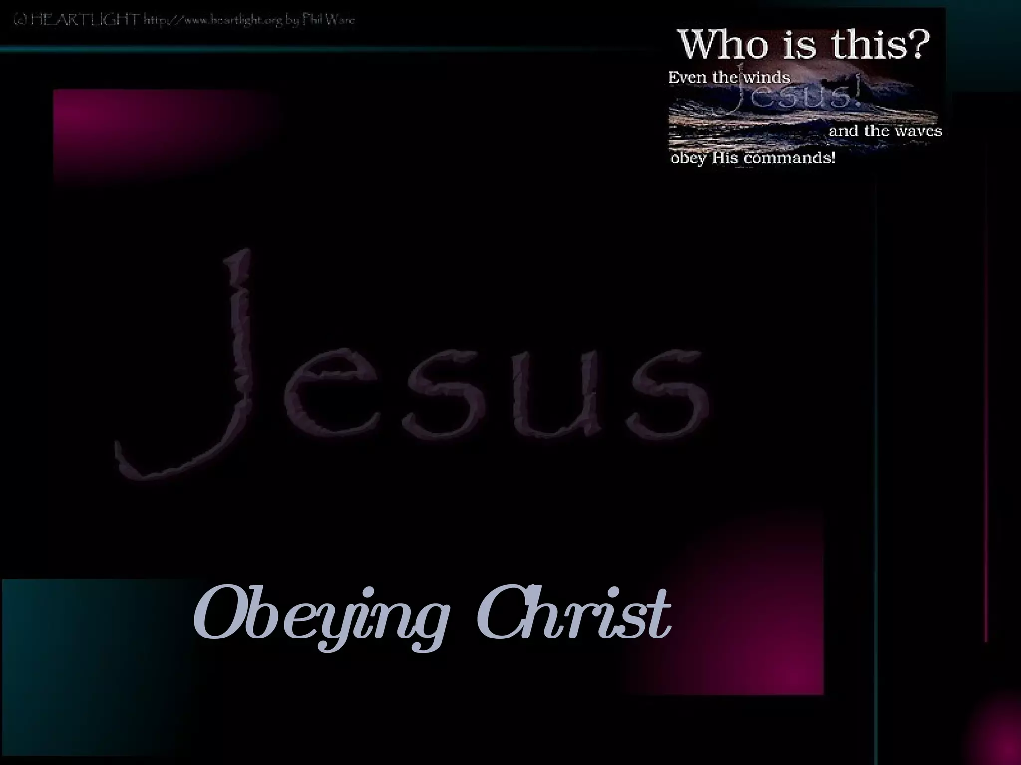 Obeying Christ | PPT