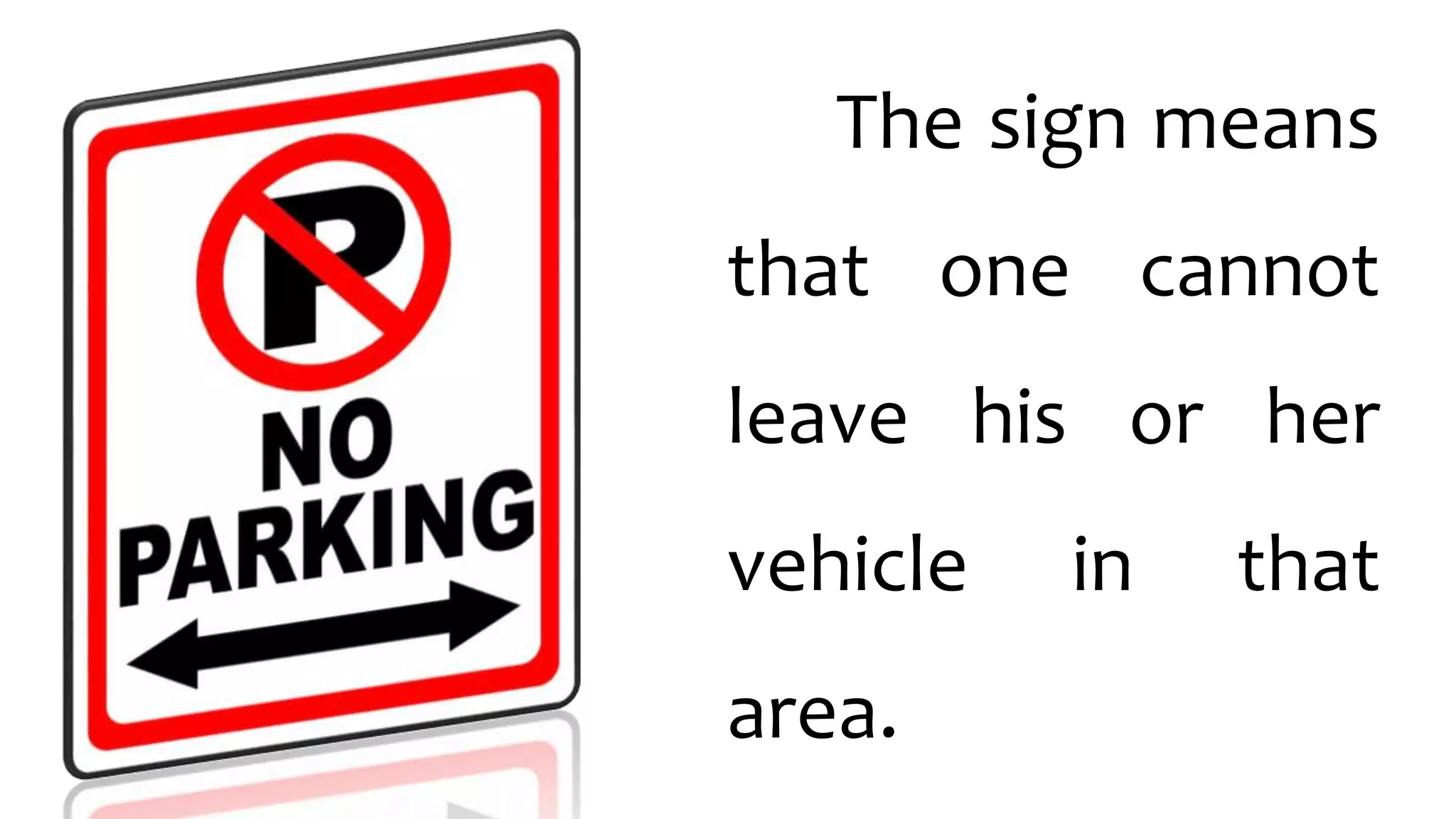 Obeying signs | PPTX