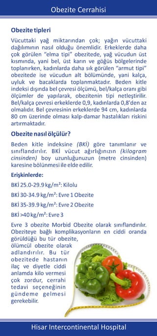 Obezite Cerrahisi | PDF