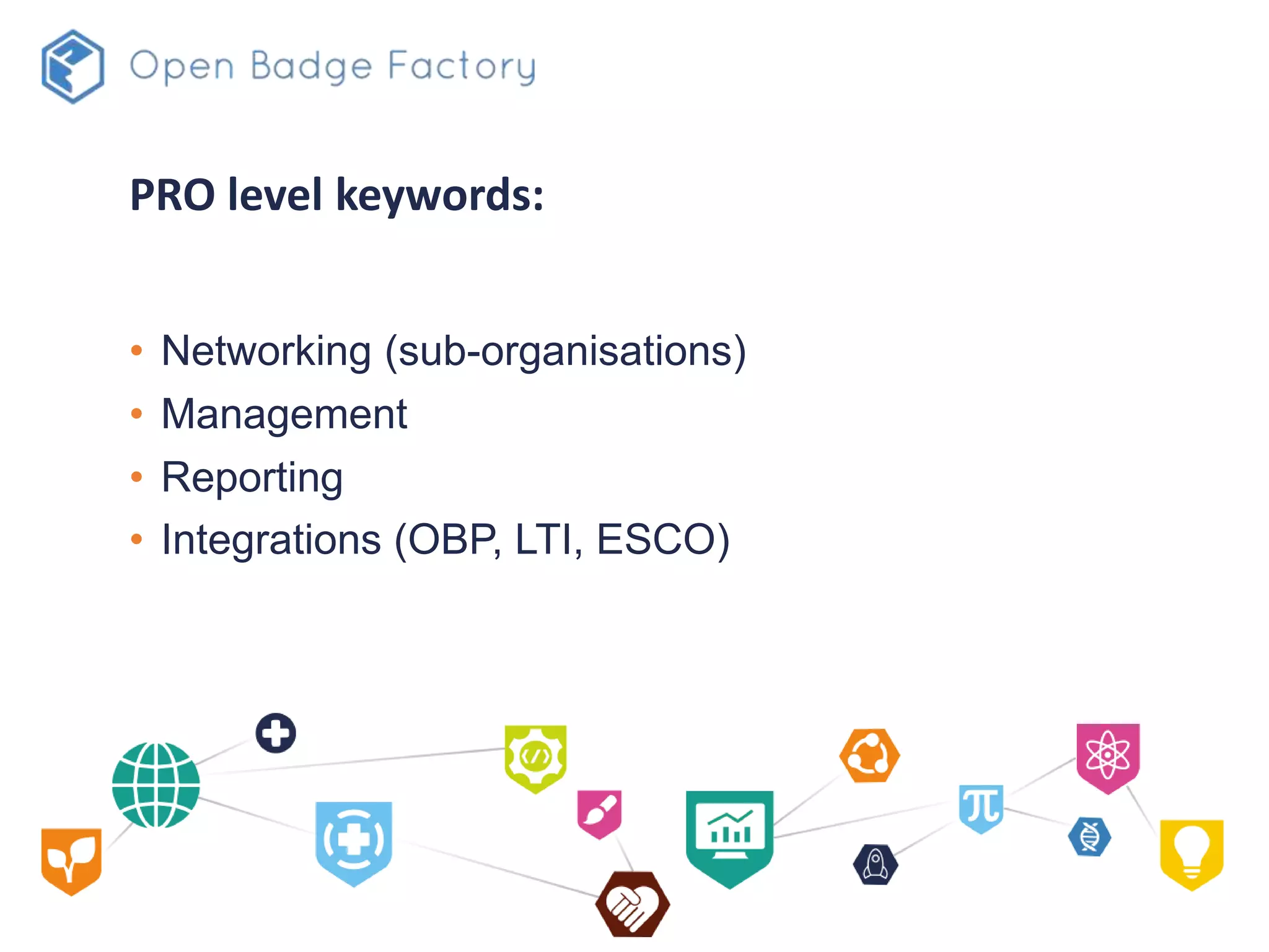 OBF Academy - Introducing Pro service level | PPTX