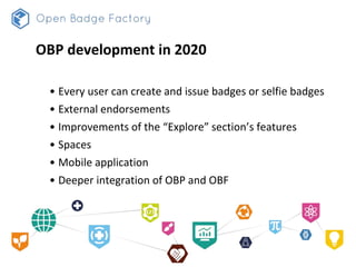 OBF Academy - OBF and OBP development strategy and new features | PPT