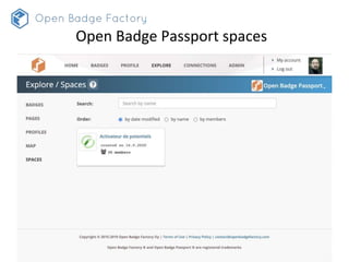 OBF Academy - OBF and OBP development strategy and new features | PPT