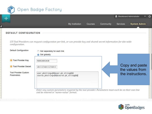 OBF - Blackboard install | PPTX | Technology & Computing