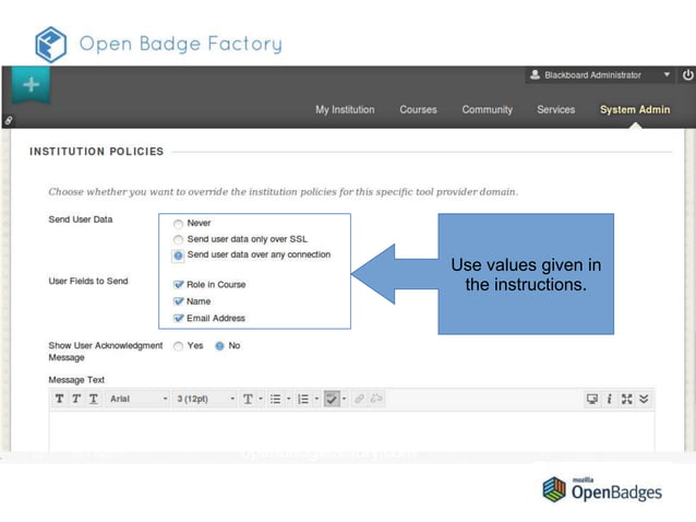 OBF - Blackboard install | PPTX | Technology & Computing
