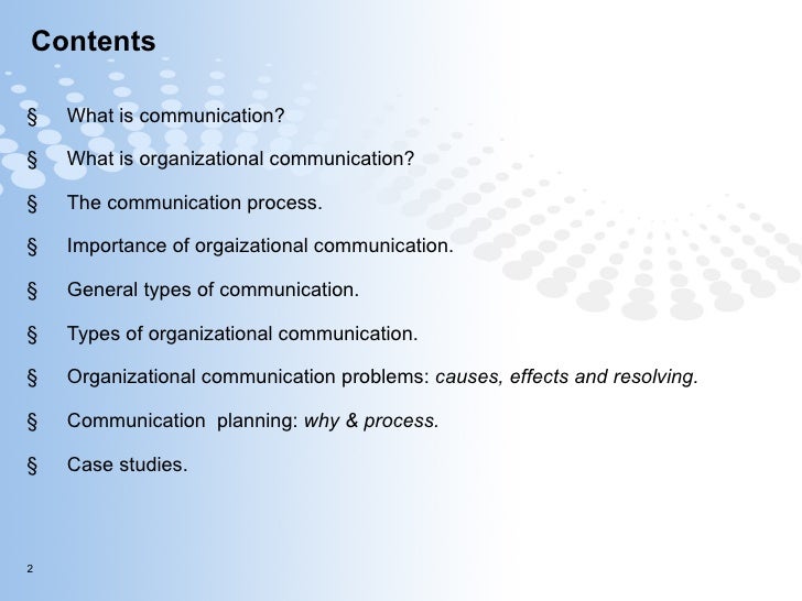 Organizational Communication