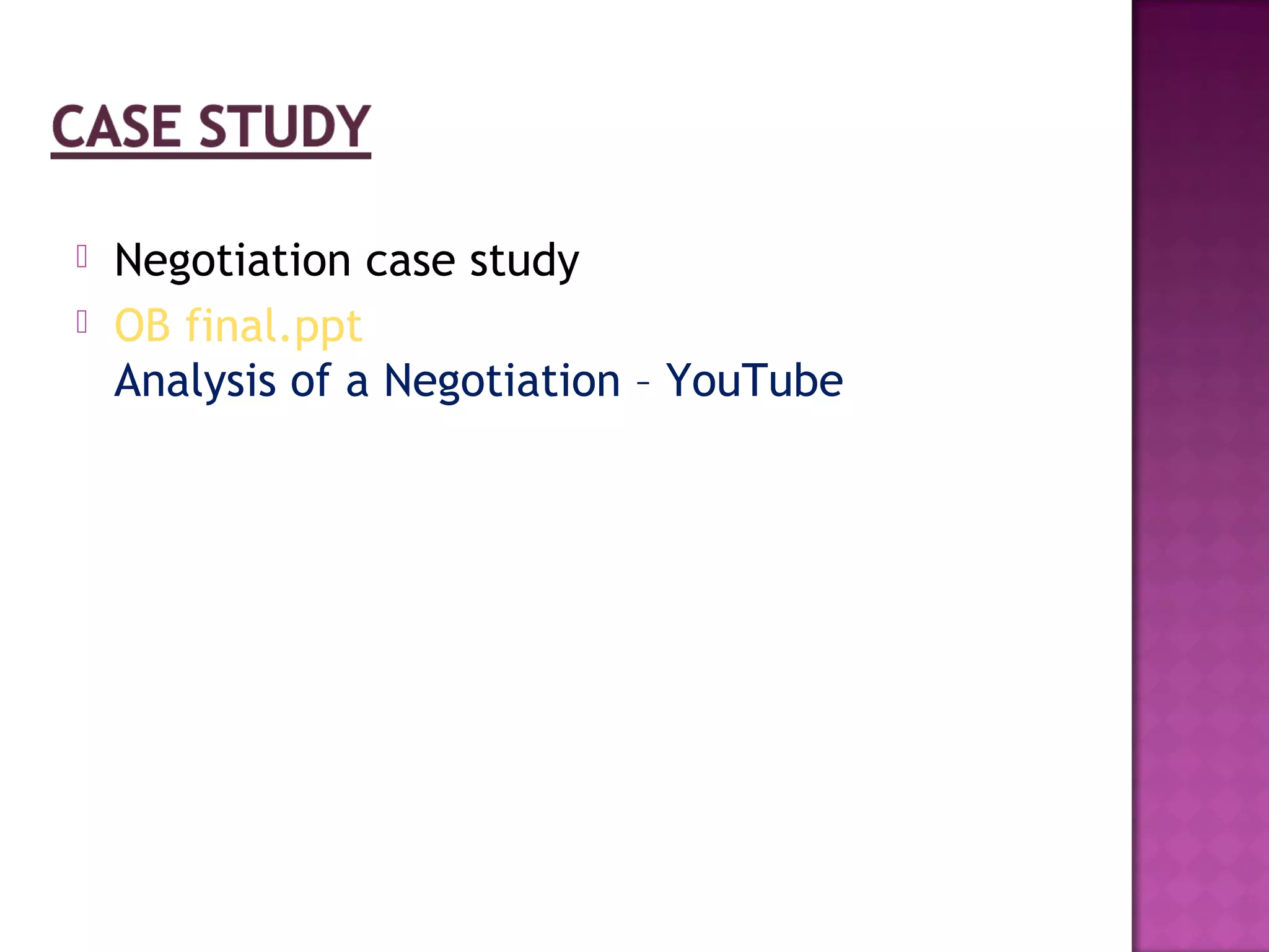 effective negotiation techniques | PPT