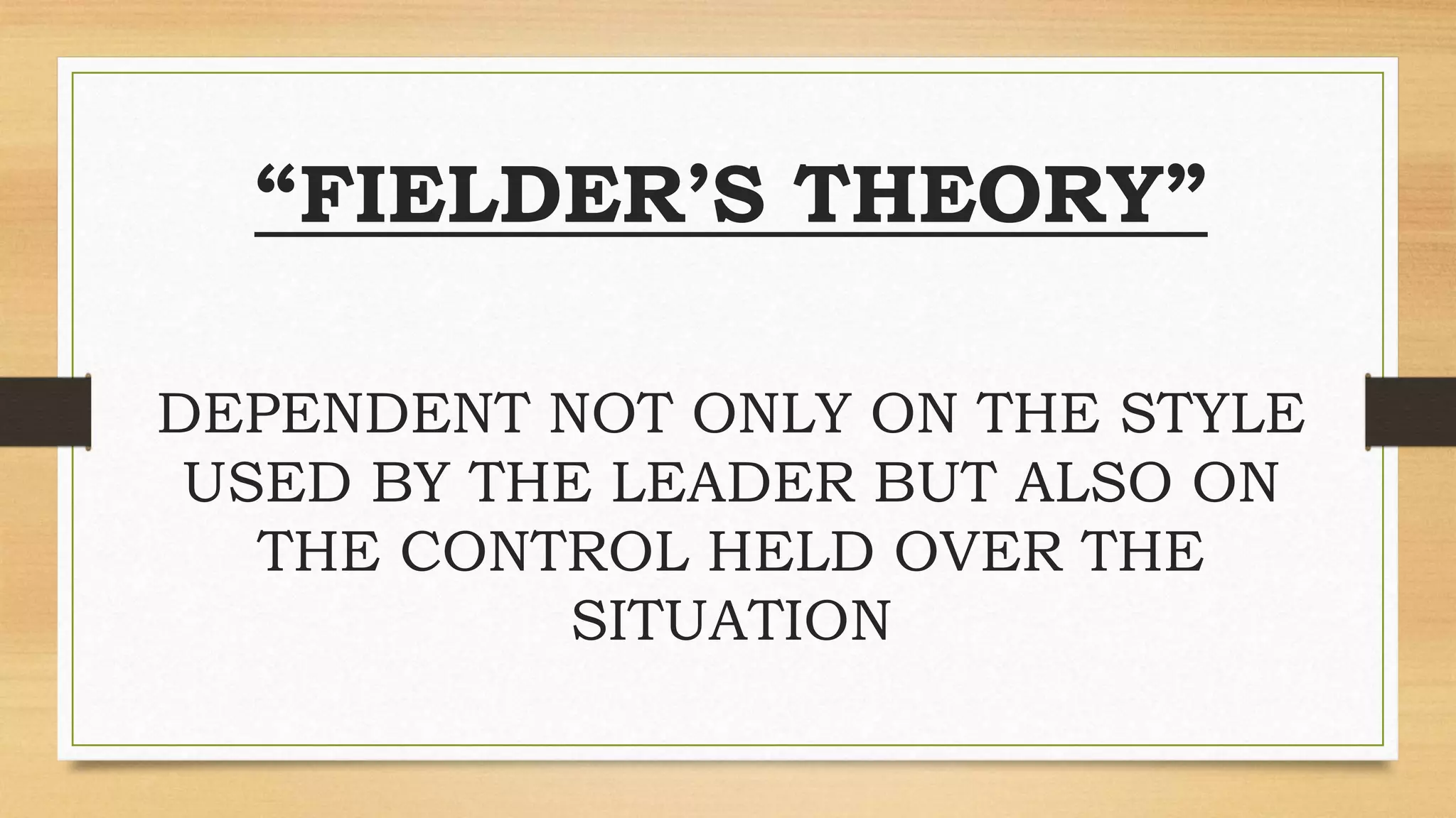 Leadership Styles & Theories | PPTX