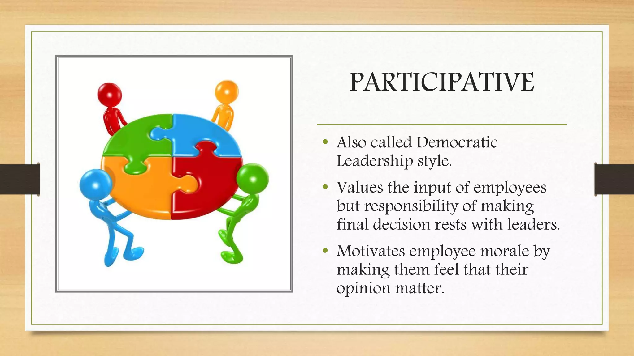 Leadership Styles & Theories | PPTX
