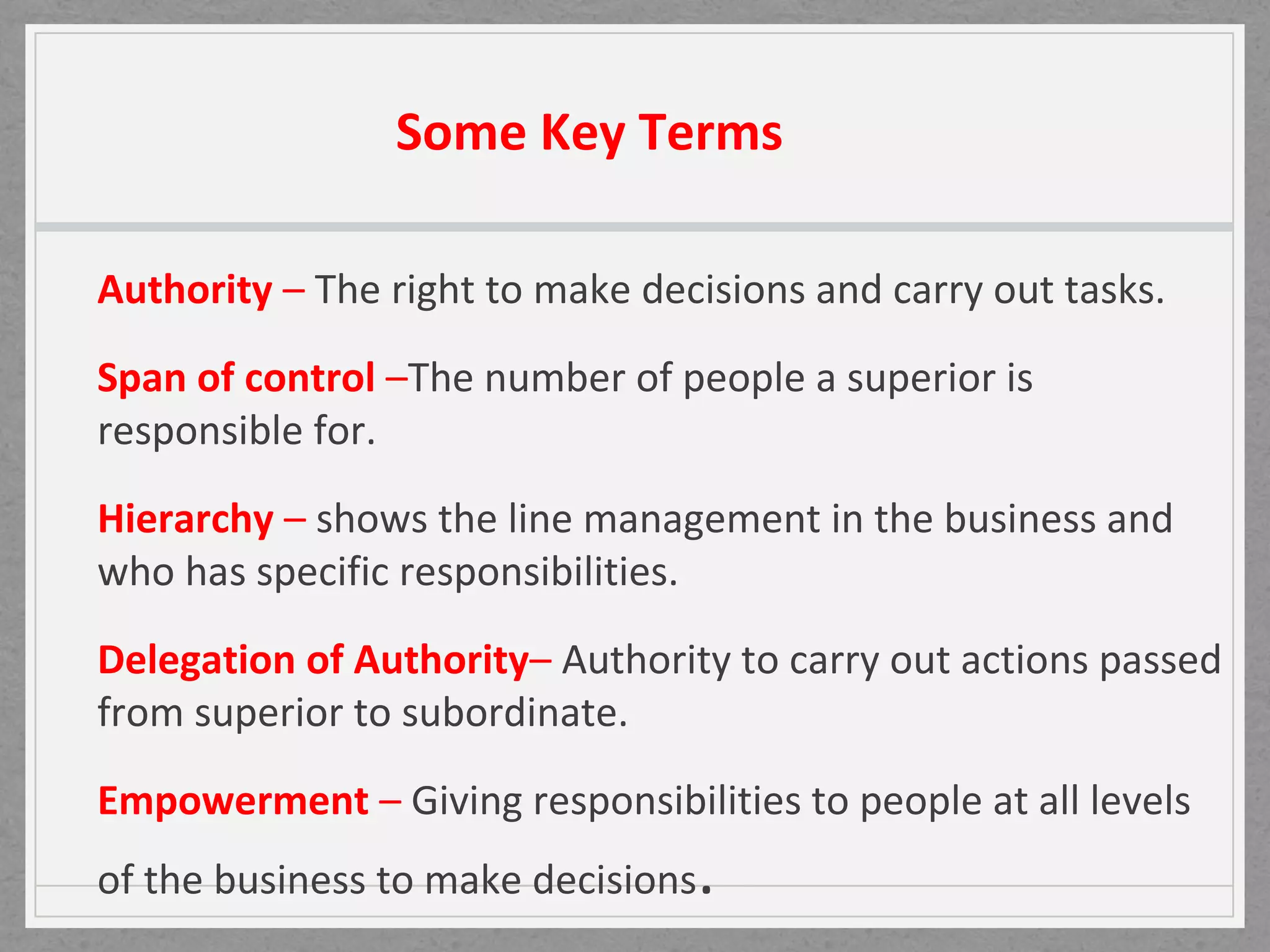 Organisational structure | PPT