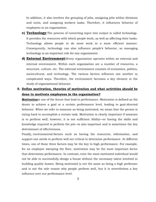 OB Individual assignment by Iliyas Sufiyan Abdella | DOCX