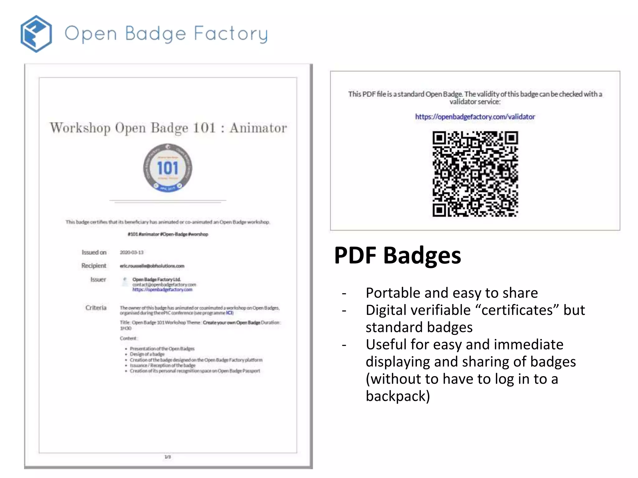 OBF Academy - OBF and OBP product development update | PPT