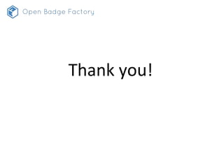 OBF Academy - OBF and OBP product development update | PPT