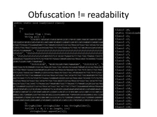 Generic Obfuscation detection | PPT