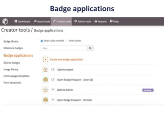 OBF Academy: Unlock the potential of badge applications! | PPT