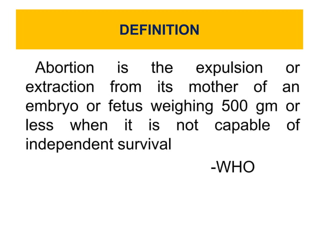 OBSTETRICS AND GYNAECOLOGICAL NURSING- HIGH RISK PREGNANCY ABORTION.pptx