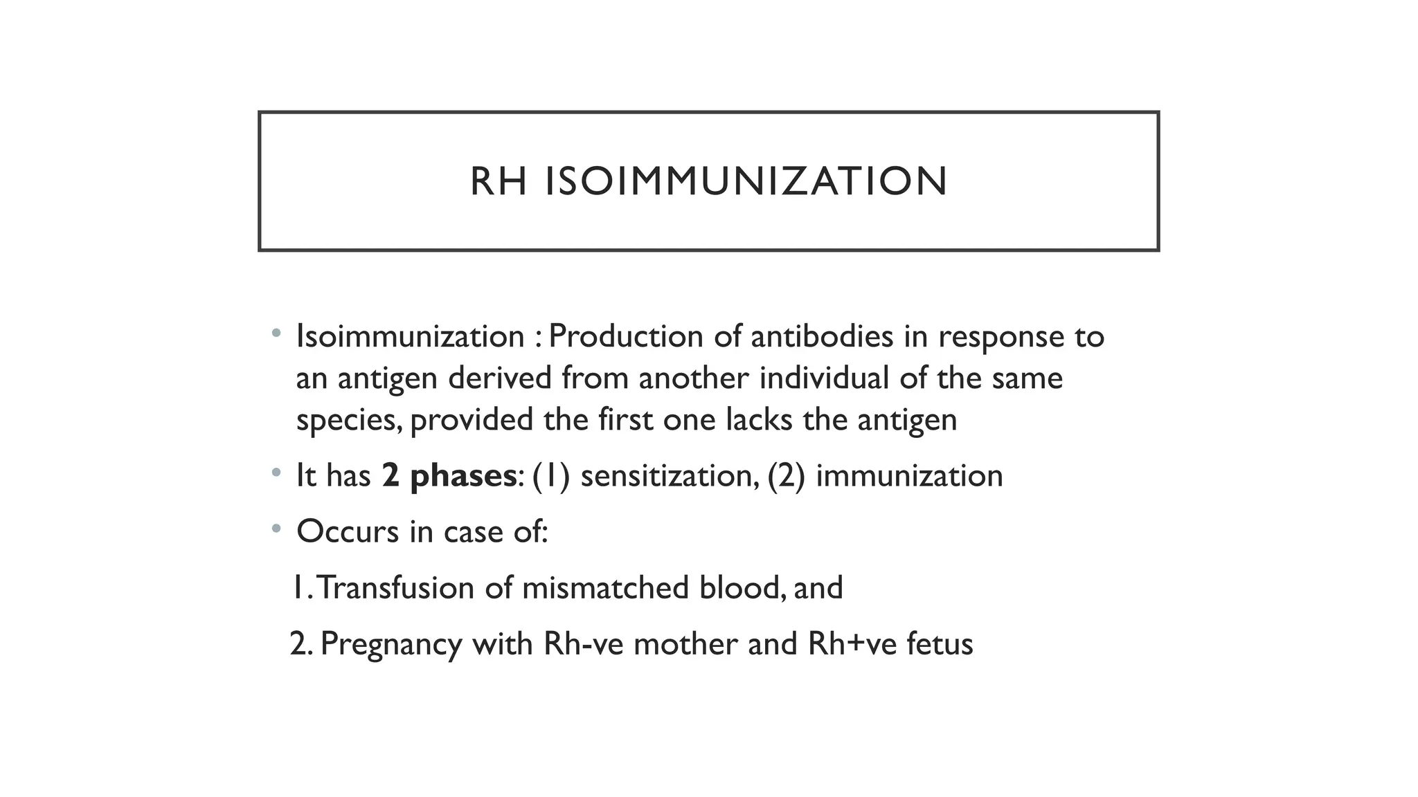 OBG- Rh isoimmunization PowerPoint presentation | PPT