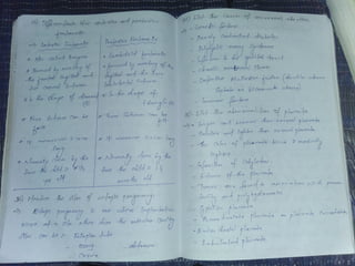 Obg 2 mark answers | PDF