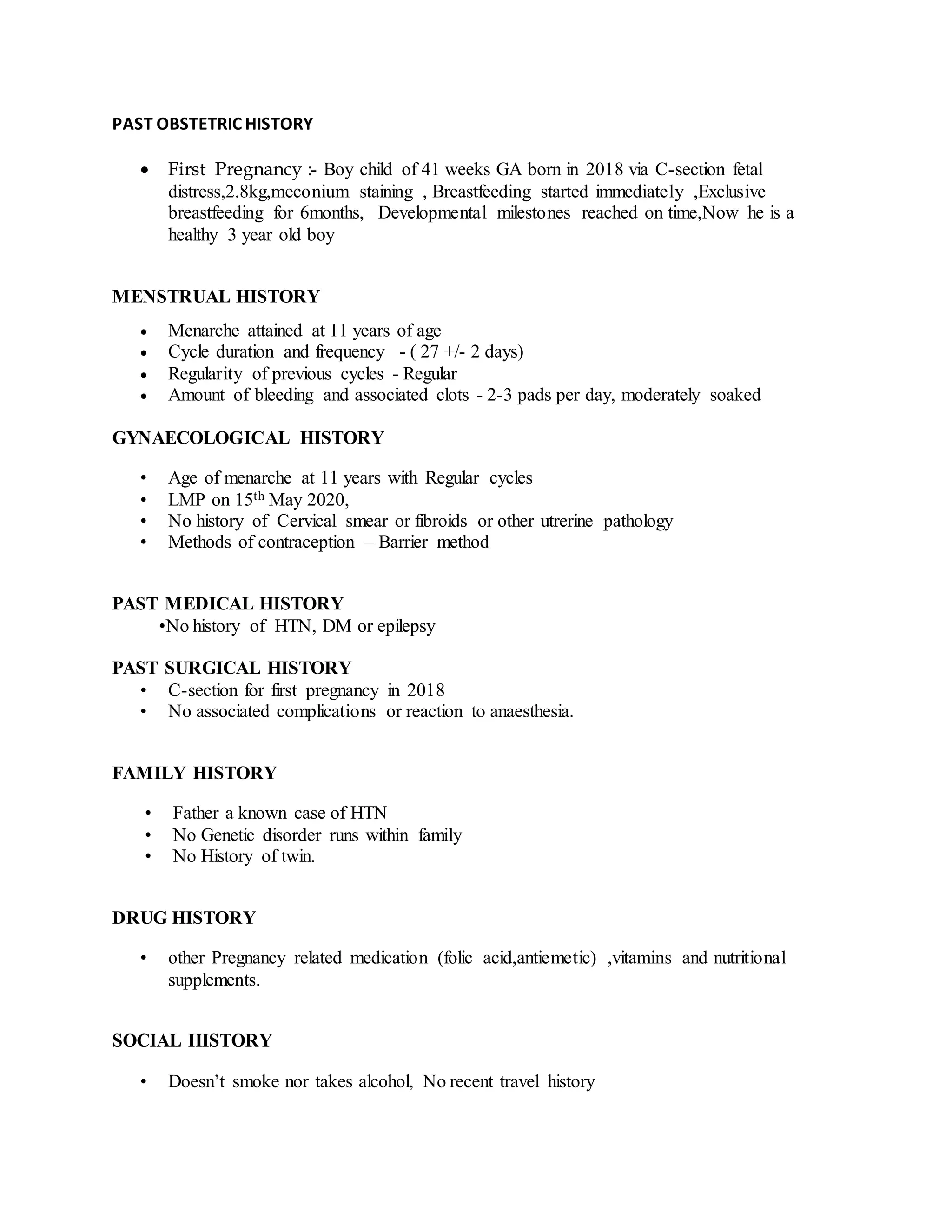 Obg case review of ectopic Pregnancy | DOCX