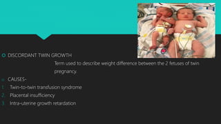 Complications of multiple pregnancy | PPTX