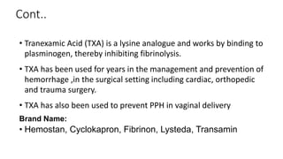 Obstetrics drugs | PPTX