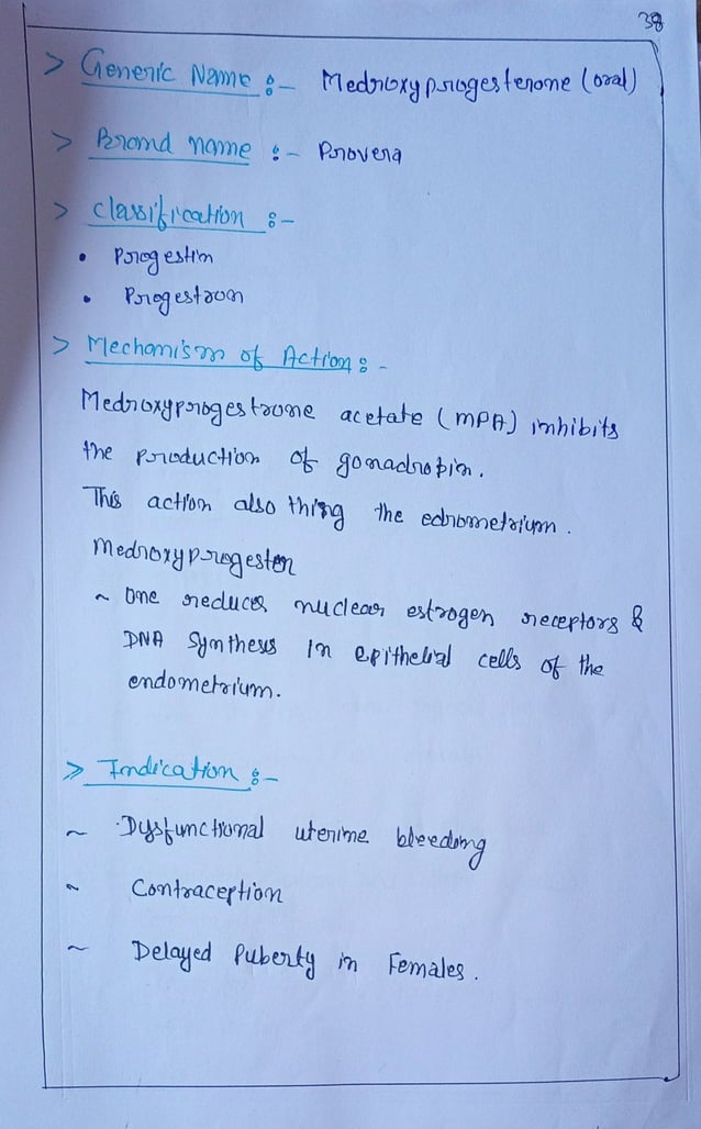 OBG DRUGS Notes. in pdf | PDF
