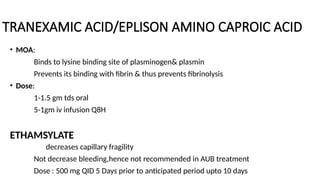 OBG DRUGS used in practical examination.pptx