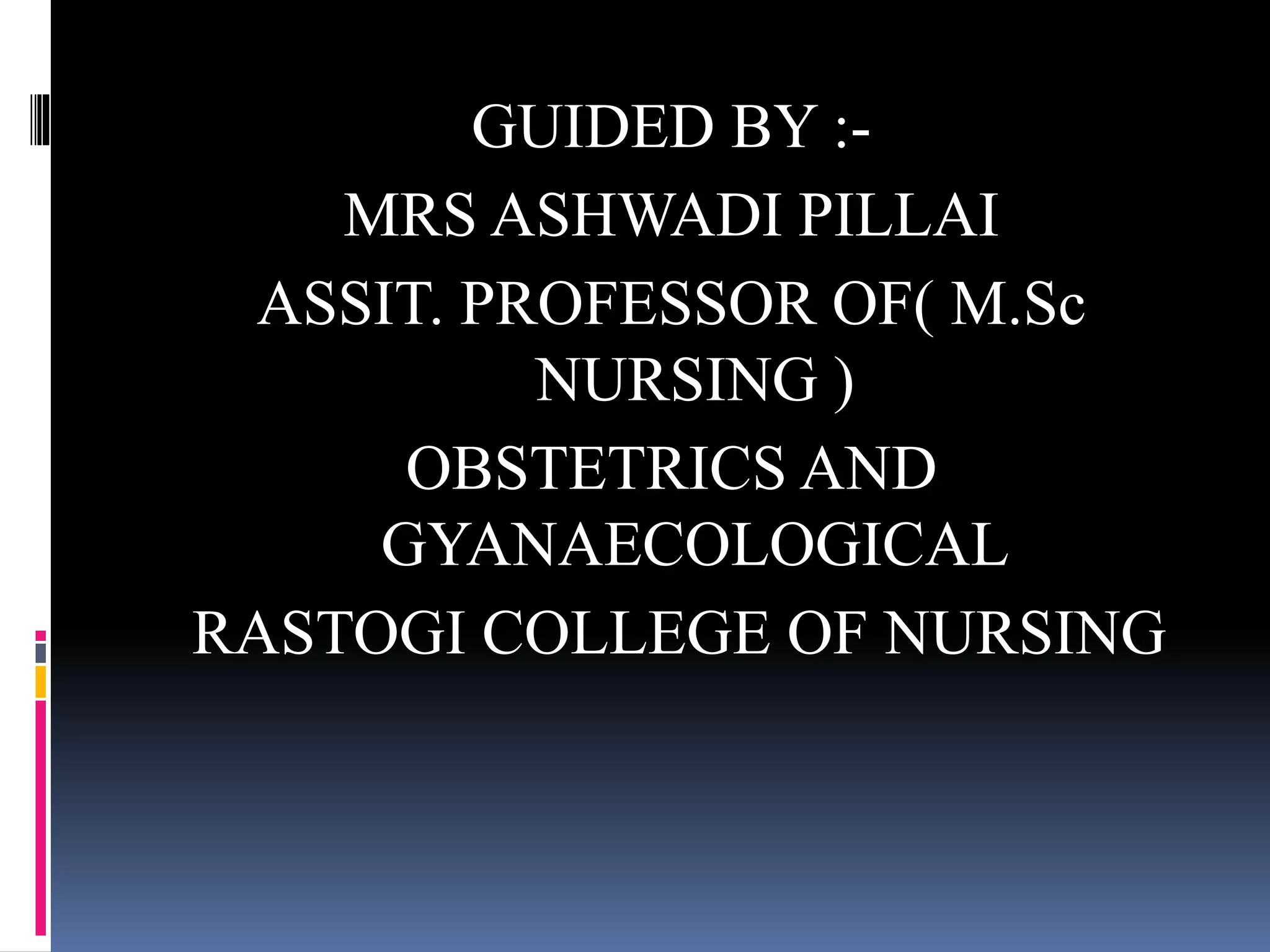 OBG Research | Obstetrical Gynecology | Problem statements | PPTX