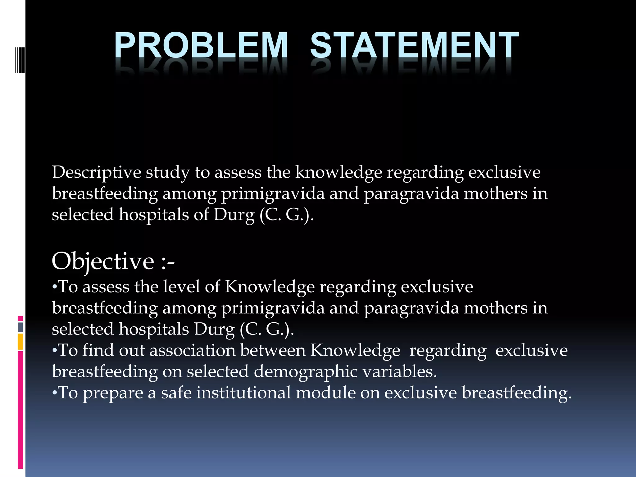 OBG Research | Obstetrical Gynecology | Problem statements | PPTX