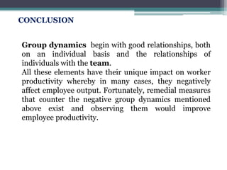 group dynamics | PPT