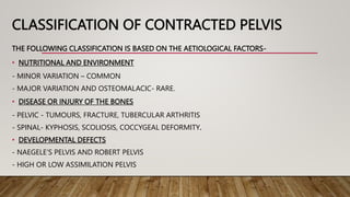 Contracted Pelvis Obg Seminar ( Bsc 4th yr ) | PPTX