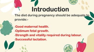 Nutrition in pregnancy, main nutrients,tables and recommendations | PPT ...