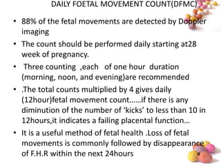 SPECIAL DIAGNOSTIC TESTS IN MIDWIFERY | PPT