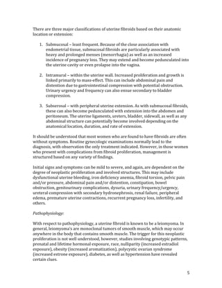 Case Report: Uterine Fibroids | PDF