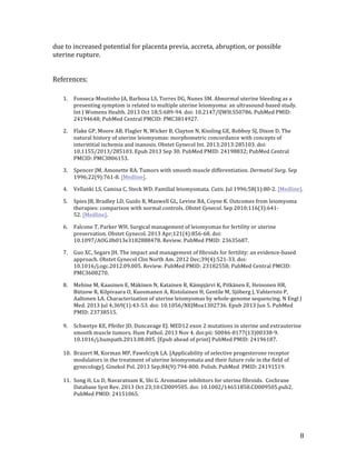 Case Report: Uterine Fibroids | PDF