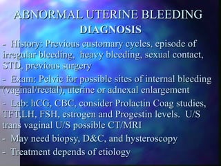 Obgyn Gyn Problems | PPT