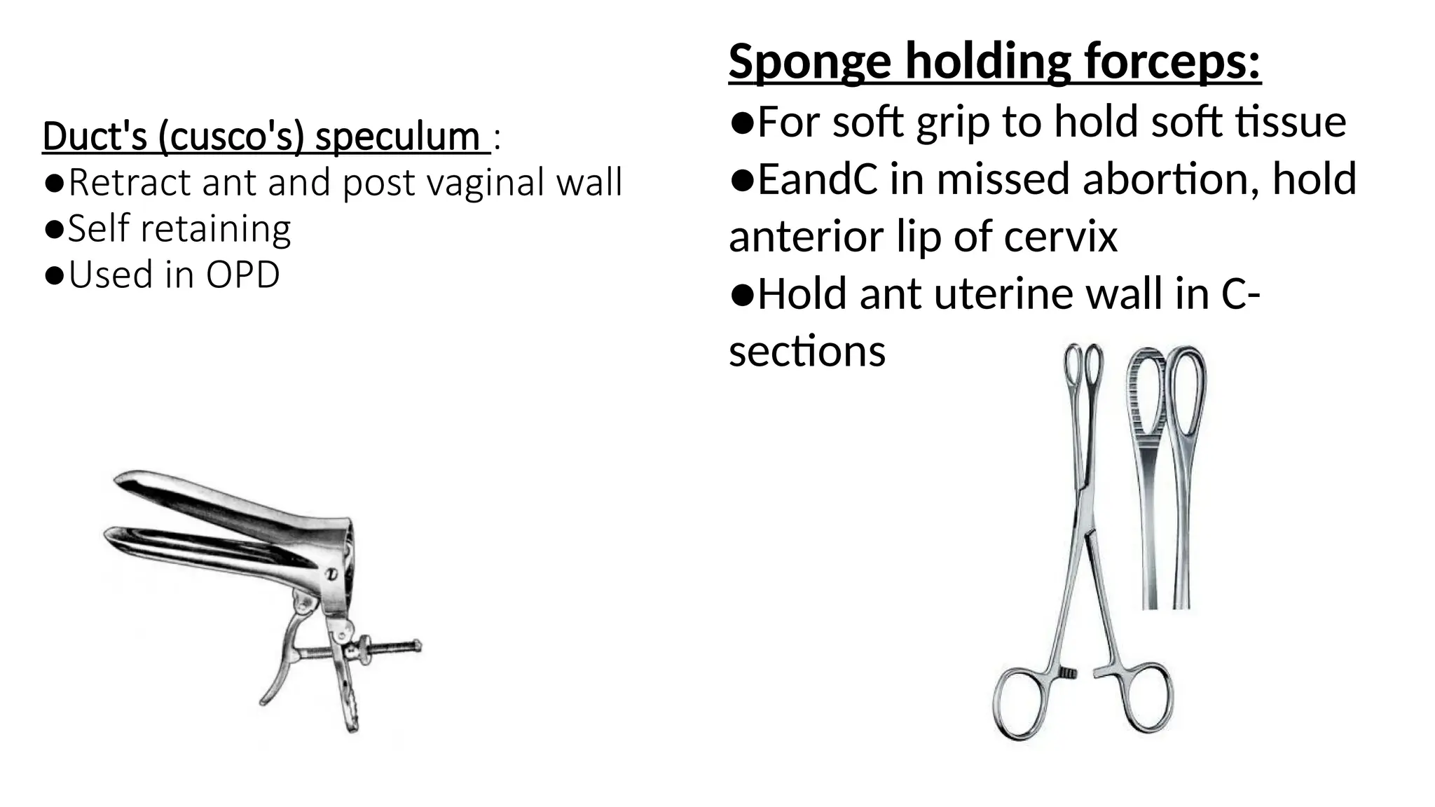 OBGYN instruments for minor surgeries..pptx